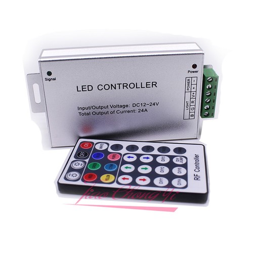 28keys RGB LED Controller with Wireless RF remote 12V~24V 24A for RGB ...