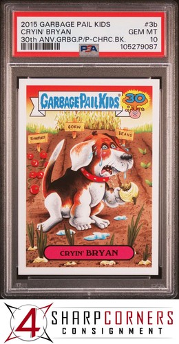 2015 GPK 30th ANNIVERSARY GARBAGE PAIL PETS #3b CRYIN' BRYAN CHARACTER ...