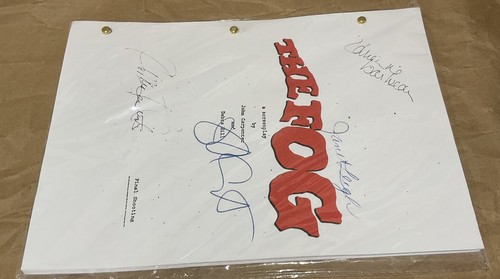 The Fog Signed Autograph Script John Carpenter Jamie Lee Curtis Movie ...