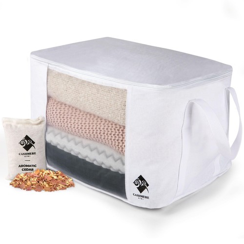Cashmere Kiwi Sweater Storage Bag | with Cedar Moth Protection ...