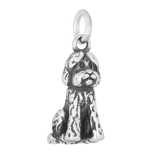 Goldendoodle Doodle Labradoodle Dog 3D 925 Solid Sterling Silver Charm ...
