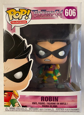 FUNKO POP #606 TEEN TITANS GO! ROBIN FIGURE W/ORIGINAL BOX | eBay