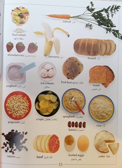 MY FIRST WORD BOOK ENGLISH-ARABIC Preschool Children's Colour Large A3 ...