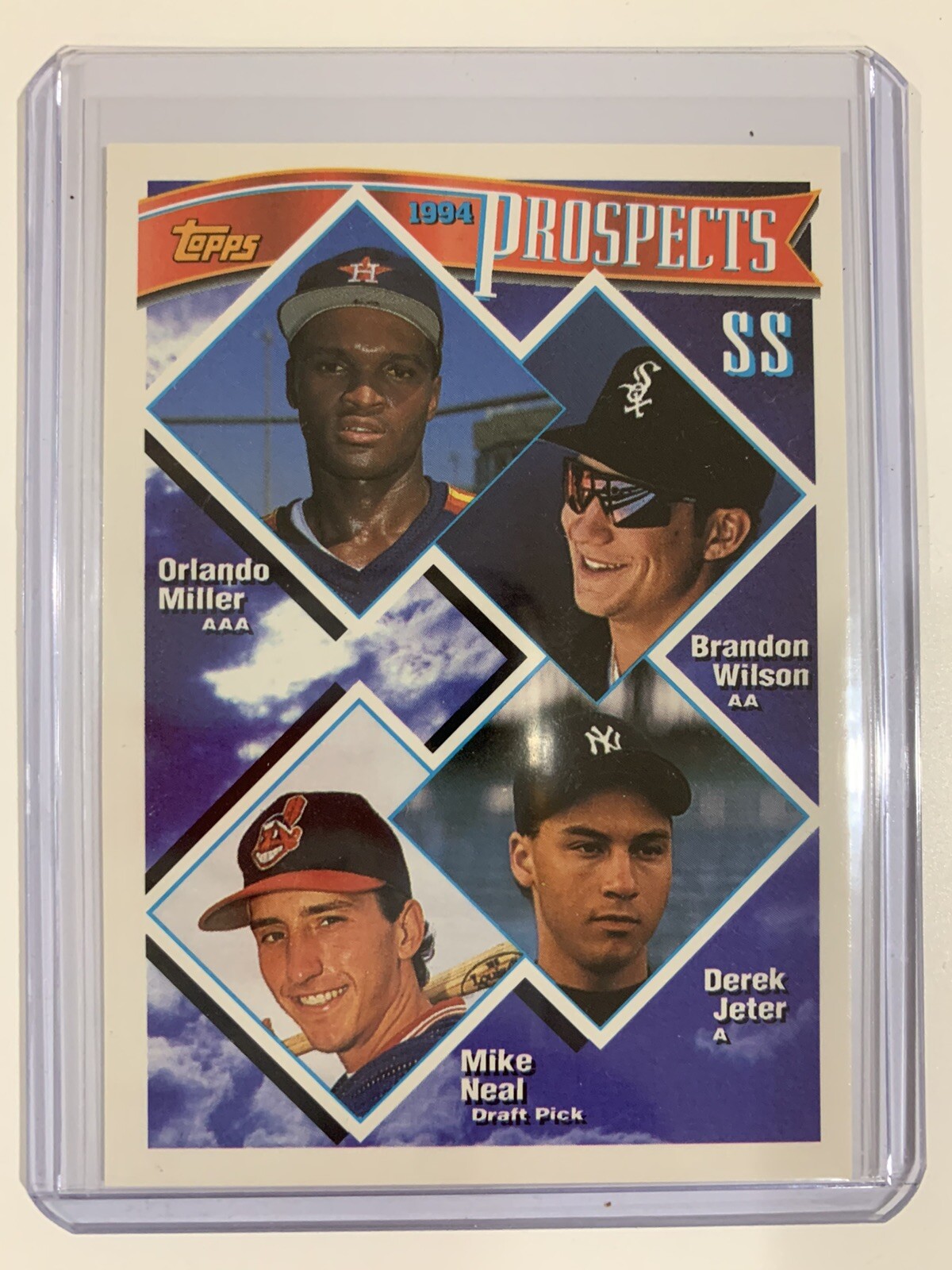 1994 TOPPS DEREK JETER #158 Prospects SS NEW YORK YANKEES FUTURE HOF ...