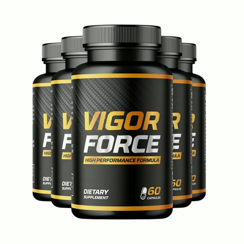 5-Pack Vigor Force Male Pills - Supports Mens Vitality & Energy - 300 ...
