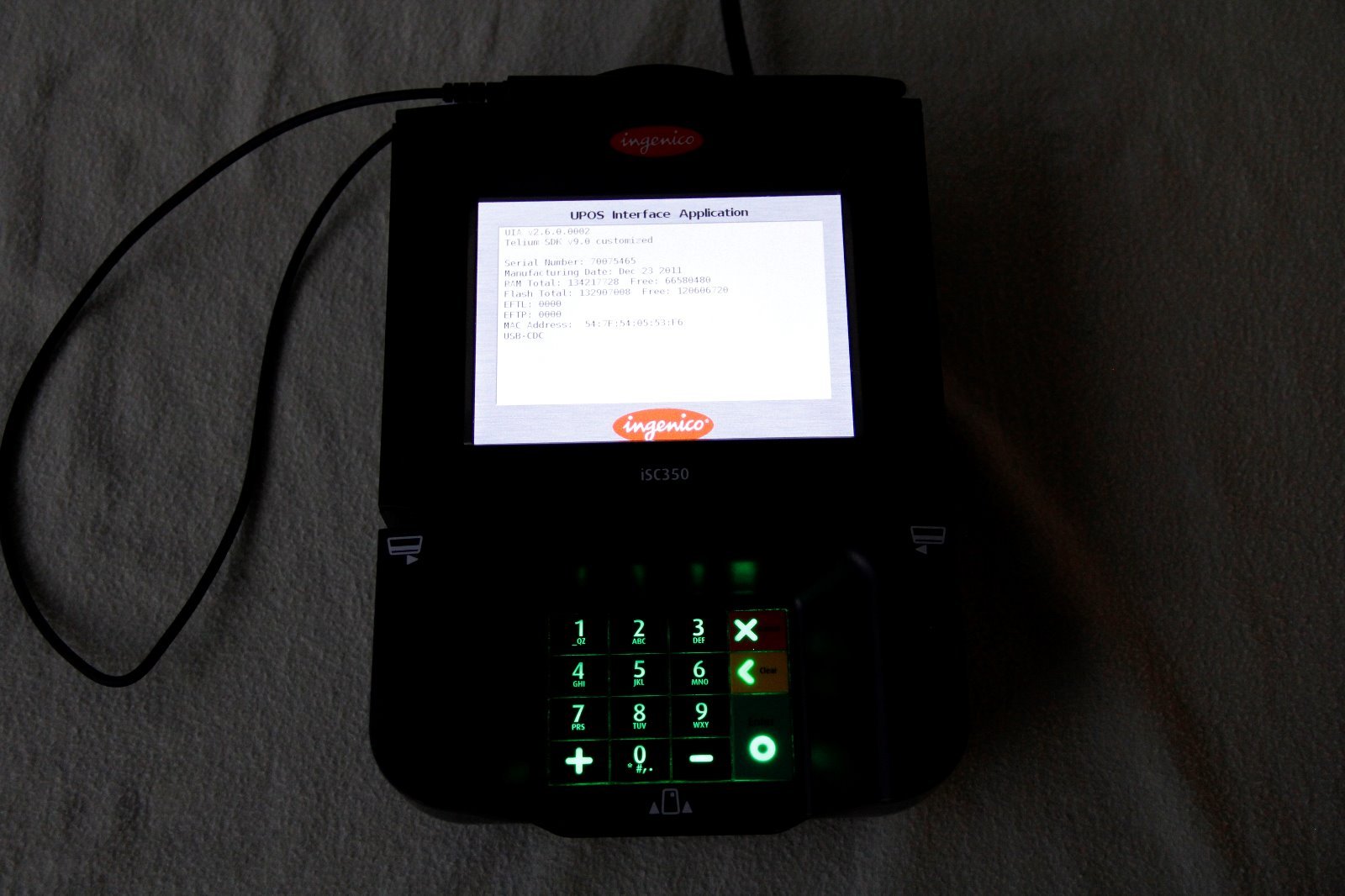 Ingenico iSC350 Payment Terminal w/ Contactless 5.7" VGA Display | eBay