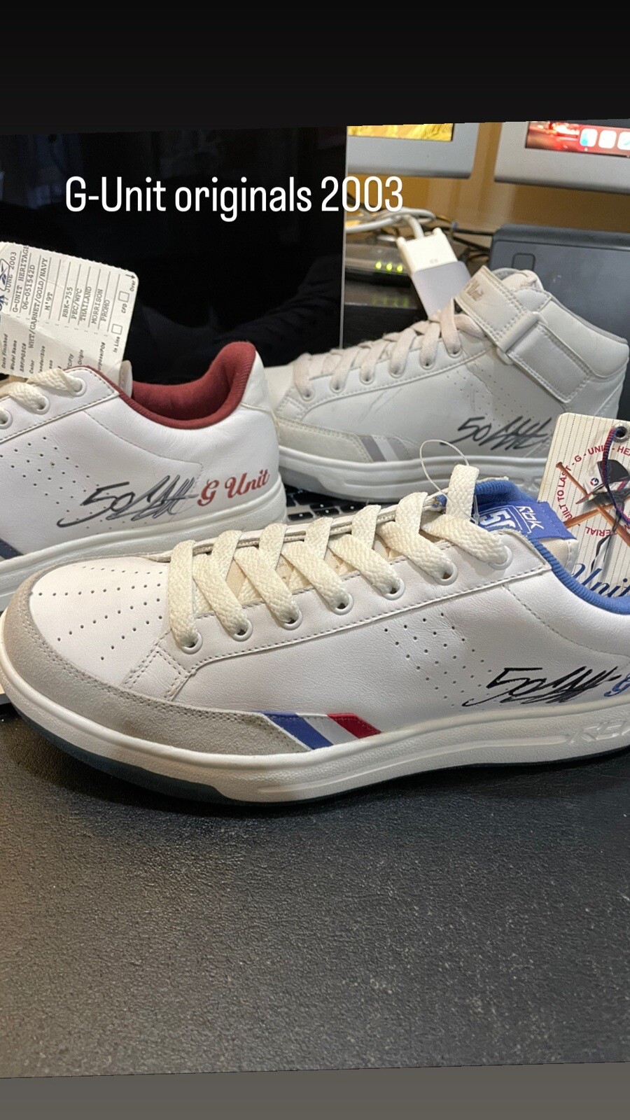 Size 11 - Reebok G Unit G6 White for sale online | eBay