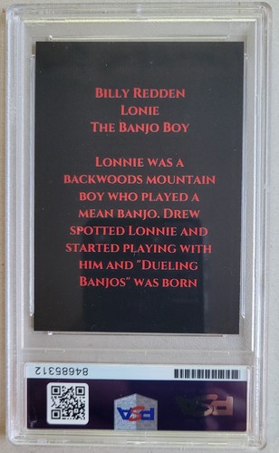 Billy Redden Banjo Boy signed DELIVERANCE encapsulated card PSA DNA | eBay