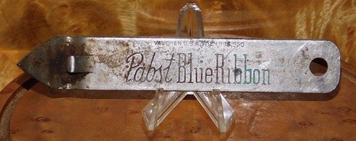 Pabst Blue Ribbon Can Opener Vaughan U.S.A. Pat. No. 1,996,550 | eBay