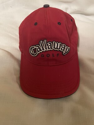 Callaway Golf Strapback Las Vegas Embroidered Hat Cap Red | eBay