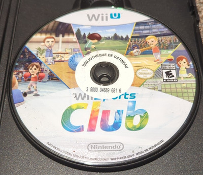 FOR PARTS / REPAIR Wii Sports Club (Nintendo Wii U, 2014) EX LIBRARY ...