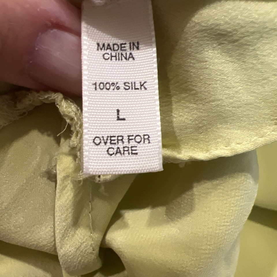 Victoria's Secret 100% Silk Olive Green Slip Dress Nightie Nightgown Open Back | eBay