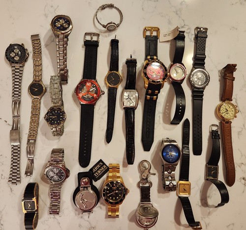 Watches Watch Lot 20 INVICTA STUHRLING Embassy Gruen Pilot Commander ...