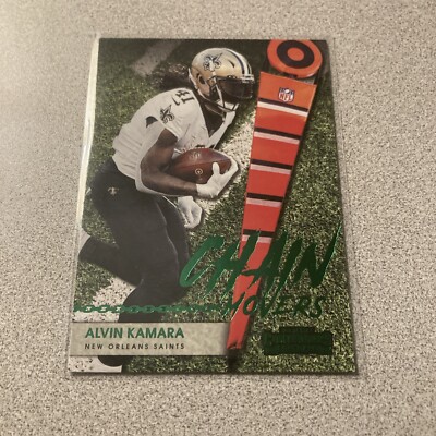 Alvin Kamara 2021 Panini Contenders "Chain Movers" Green #CM-AKA | eBay