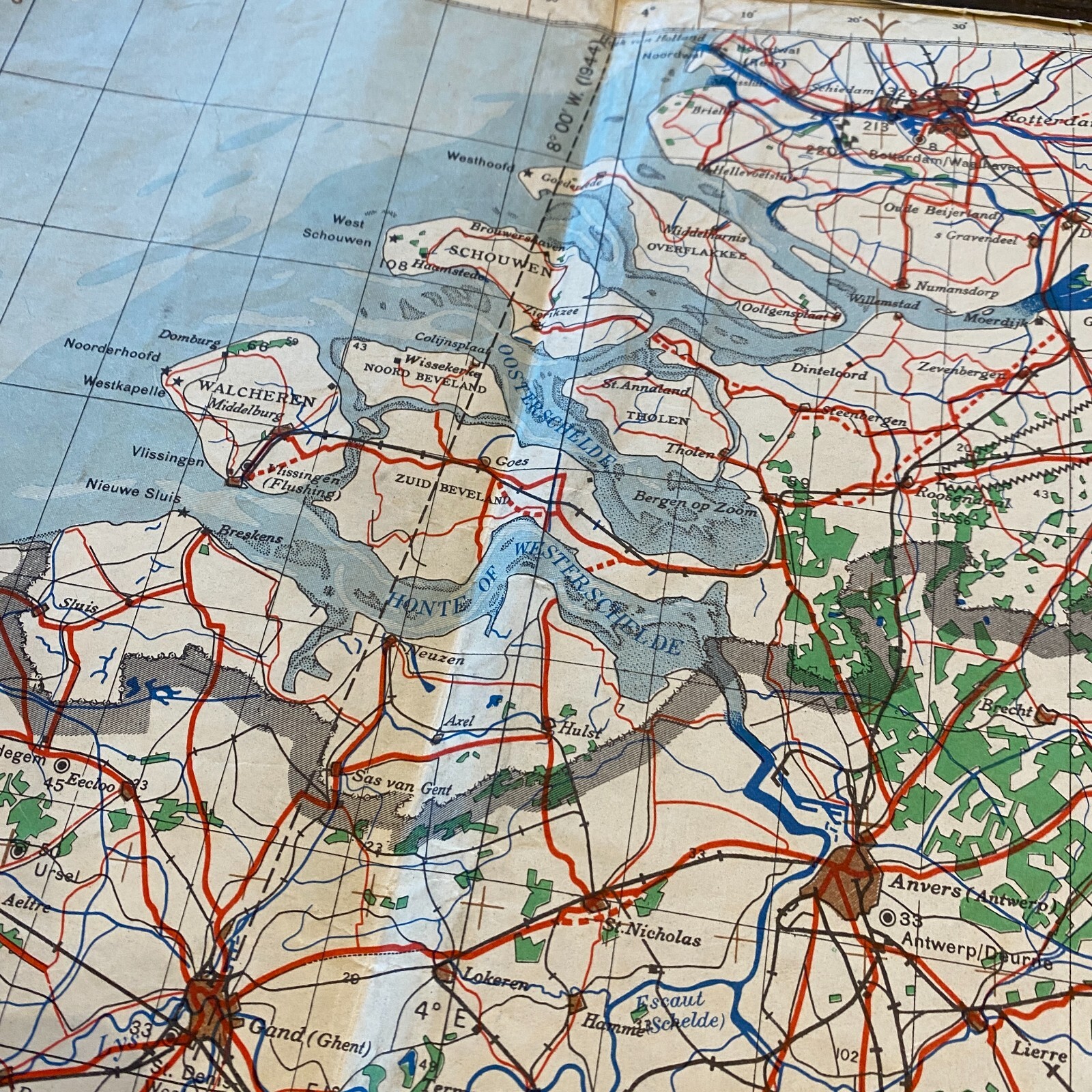 RARE! WWII 1944 EINDHOVEN Mission Marked Operation Market Garden ...