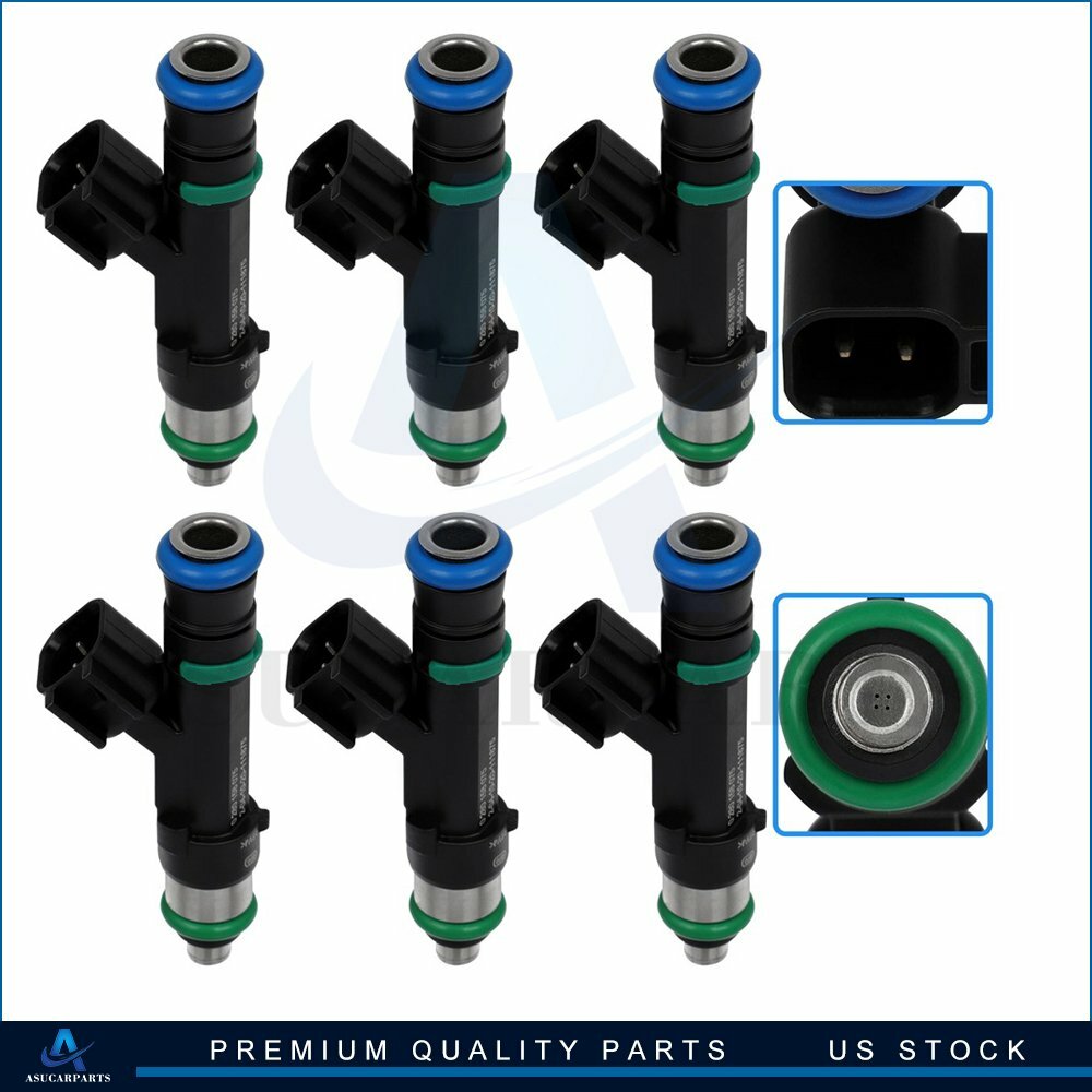 For 6 Fuel Injectors Ford Fusion Mercury Milan 3.0L 2006 2007-2009 ...