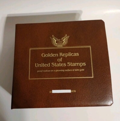 Golden Replicas of United States Stamps Postal Commemorative Society ...