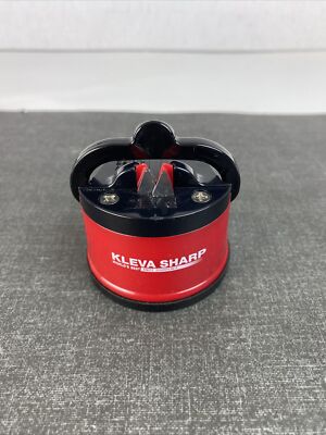 Kleva Sharp RED Kitchen Knife Sharpener With Suction Mini Deedee QVC | eBay