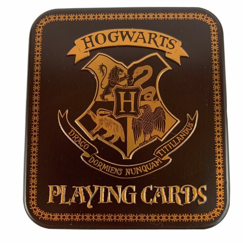 Harry Potter Wizarding World Hogwarts Playing Cards Tin Paladone | eBay