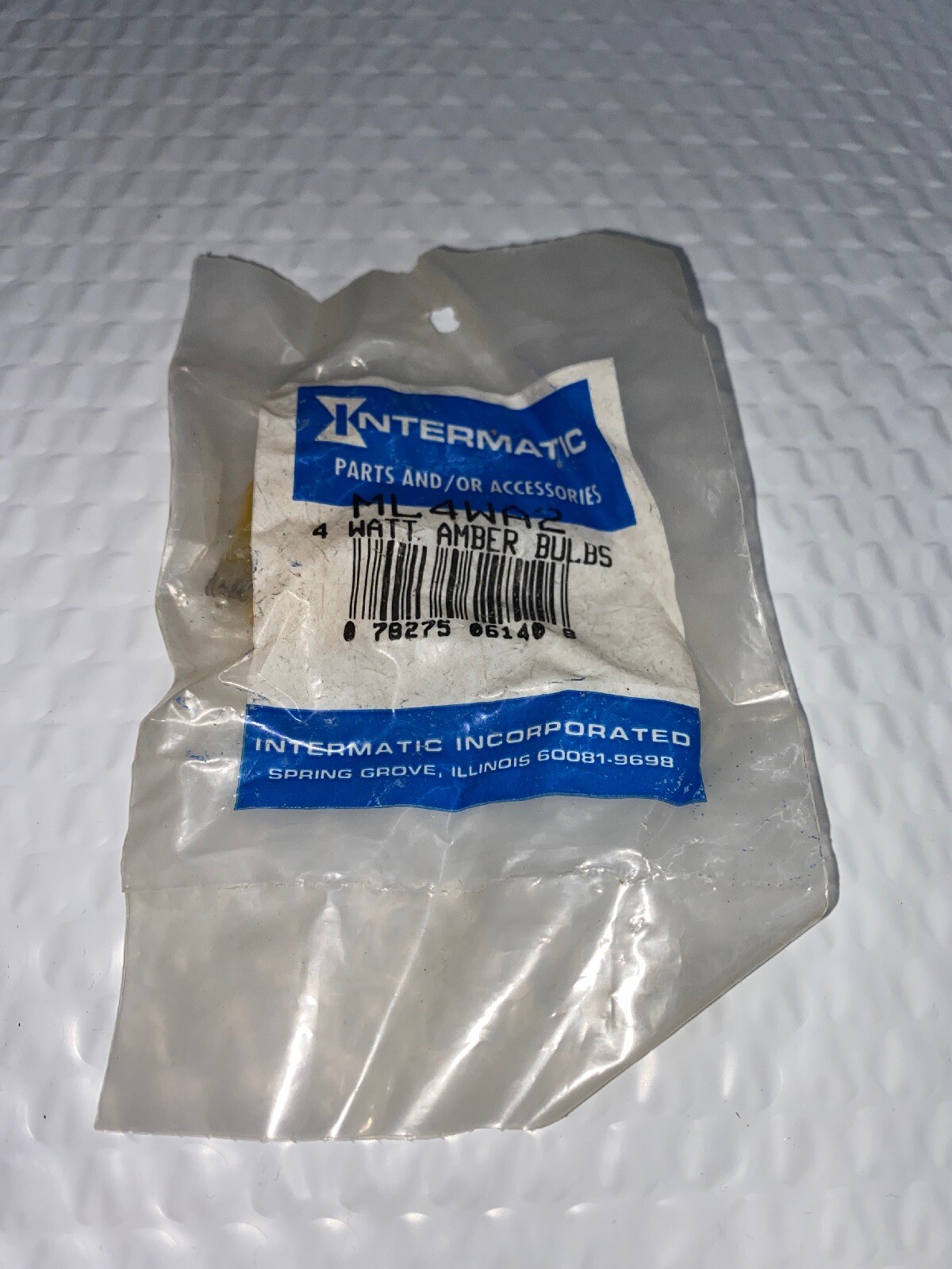 Intermatic LV 516 12 V 4Watt Amber Yellow Bulbs Two Pack T-5 Wedge Bulb ...