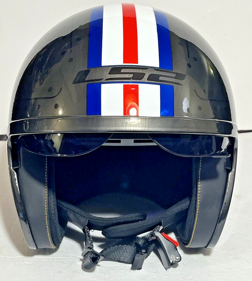 LS2 Helmets Spitfire Spark Open Face Motorcycle Helmet W/ SunShield | eBay