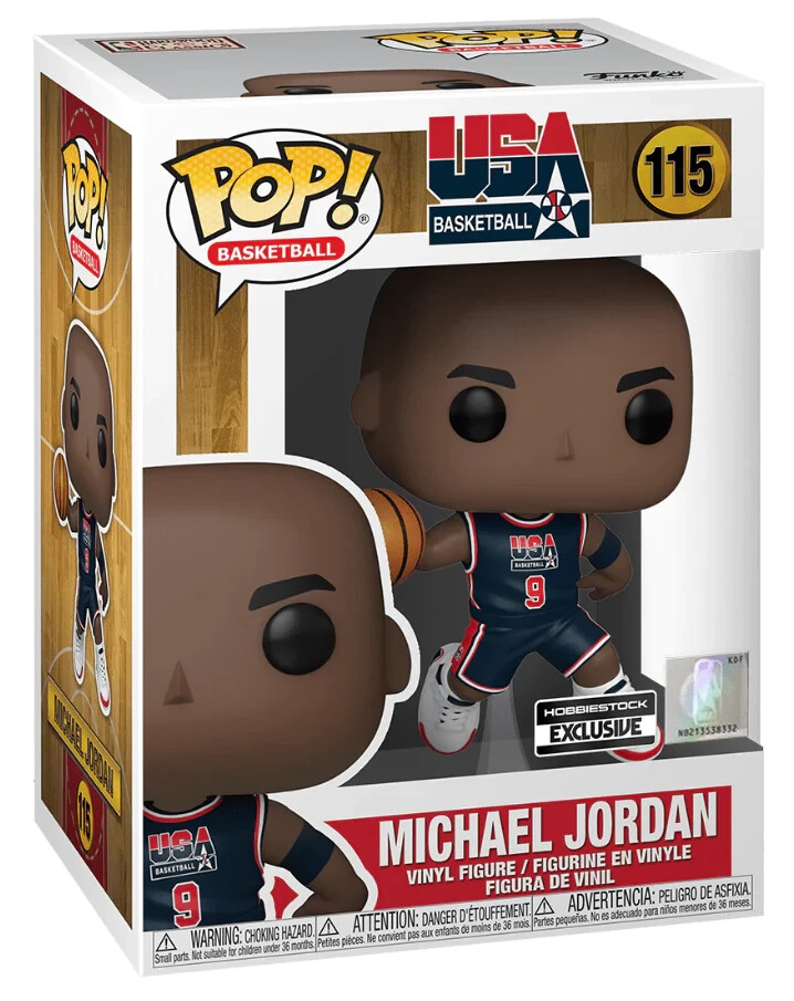Funko POP NBA Team USA Michael Jordan 115 Navy Jersey eBay