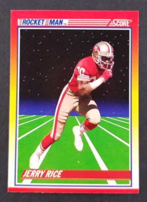 Jerry Rice Rocket Man 1990 Score Football Card #556 (NM) | eBay