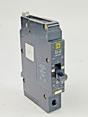SQUARE D - EJB14020 - CIRCUIT BREAKER - 20A/1 POLE/277 VAC - NEW OLD ...