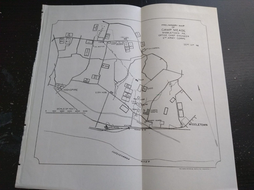 1898 Camp Meade Middletown PA Army Sketch Map | eBay Australia