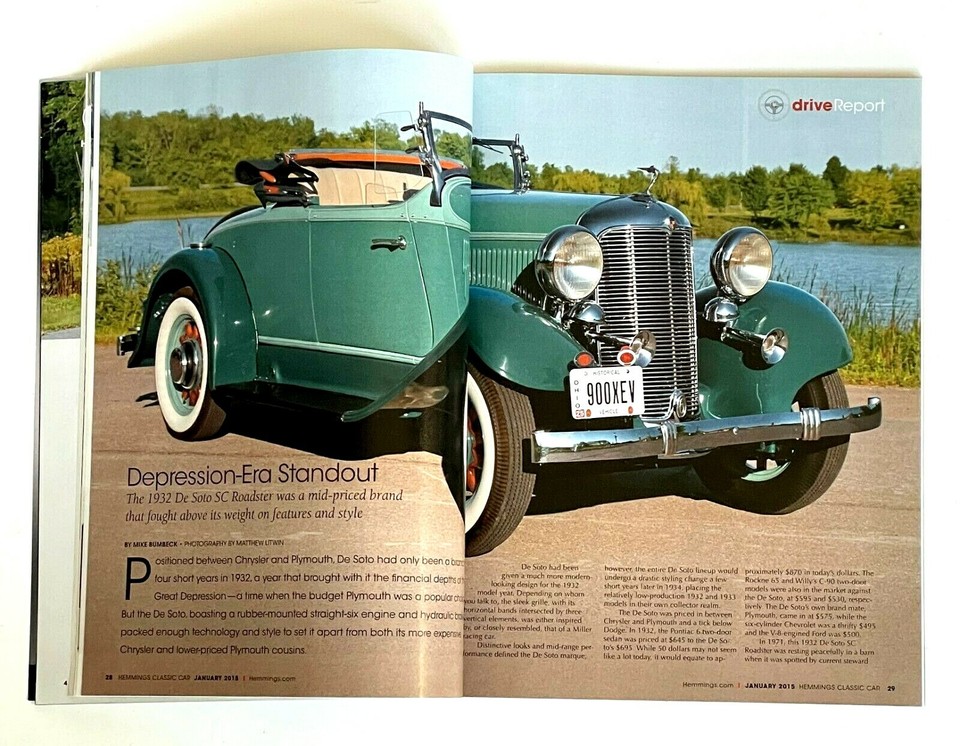 2015 Hemmings Classic Car Magazine Chrysler Imperial Ford F Series ...