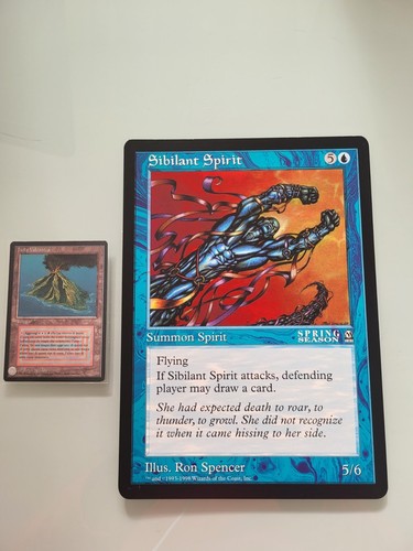 Magic the Gathering MTG sibilant spirit Promo Oversized 6x9 NM | eBay