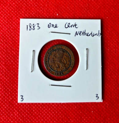 1883 ONE CENT NETHERLANDS COIN - NICE WORLD COIN !!! | eBay
