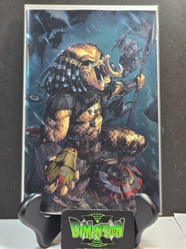 PREDATOR KILLS THE MARVEL UNIVERSE #1 FOIL BANDINI VIRGIN VARIANT ...