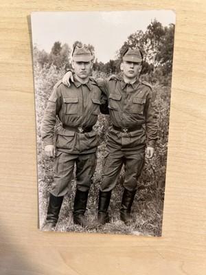 1960s Military Soviet Army Soldier Handsome Guys Friends Vintage photo ...