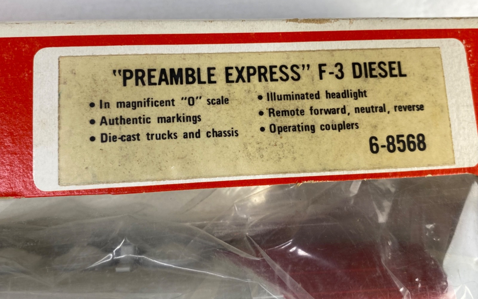 Lionel Preamble Express F-3 Diesel Locomotive Set of 2 ~ 1 Shell | eBay
