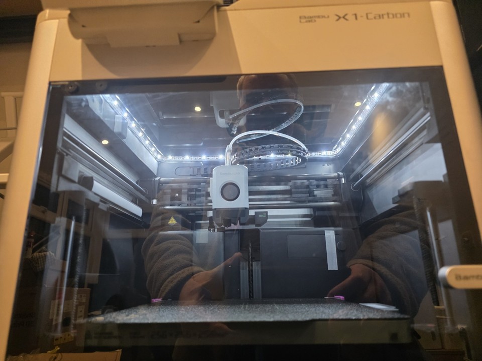 Bambu Lab X1C Carbon Combo 3D Printer with AMS plus upgrades (great ...