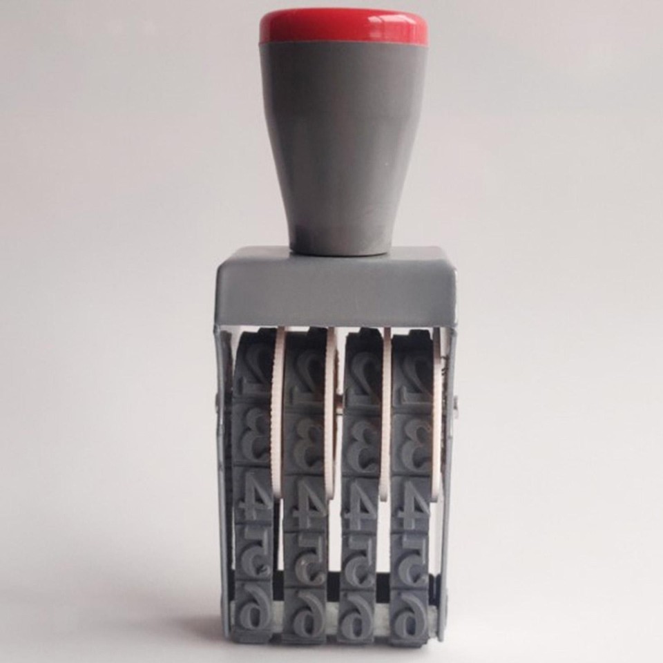 Numbering Stamp Supplies Digit Stamp Numeric Rolling Symbol for ...