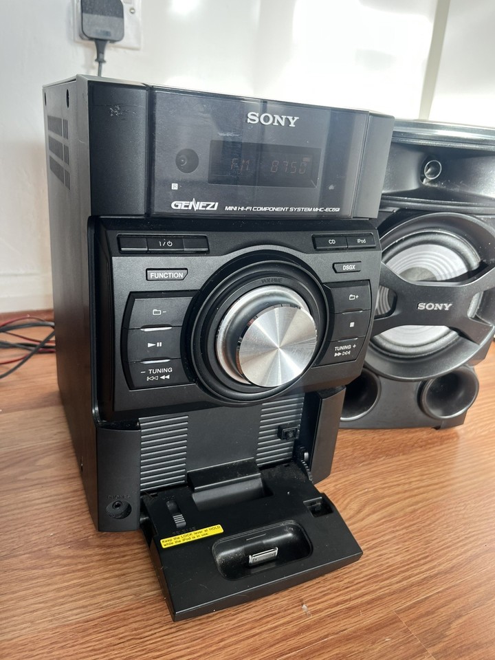 Sony Mini Hi-Fi Component System HCD-EC69i Speakers Ipod Docking ...