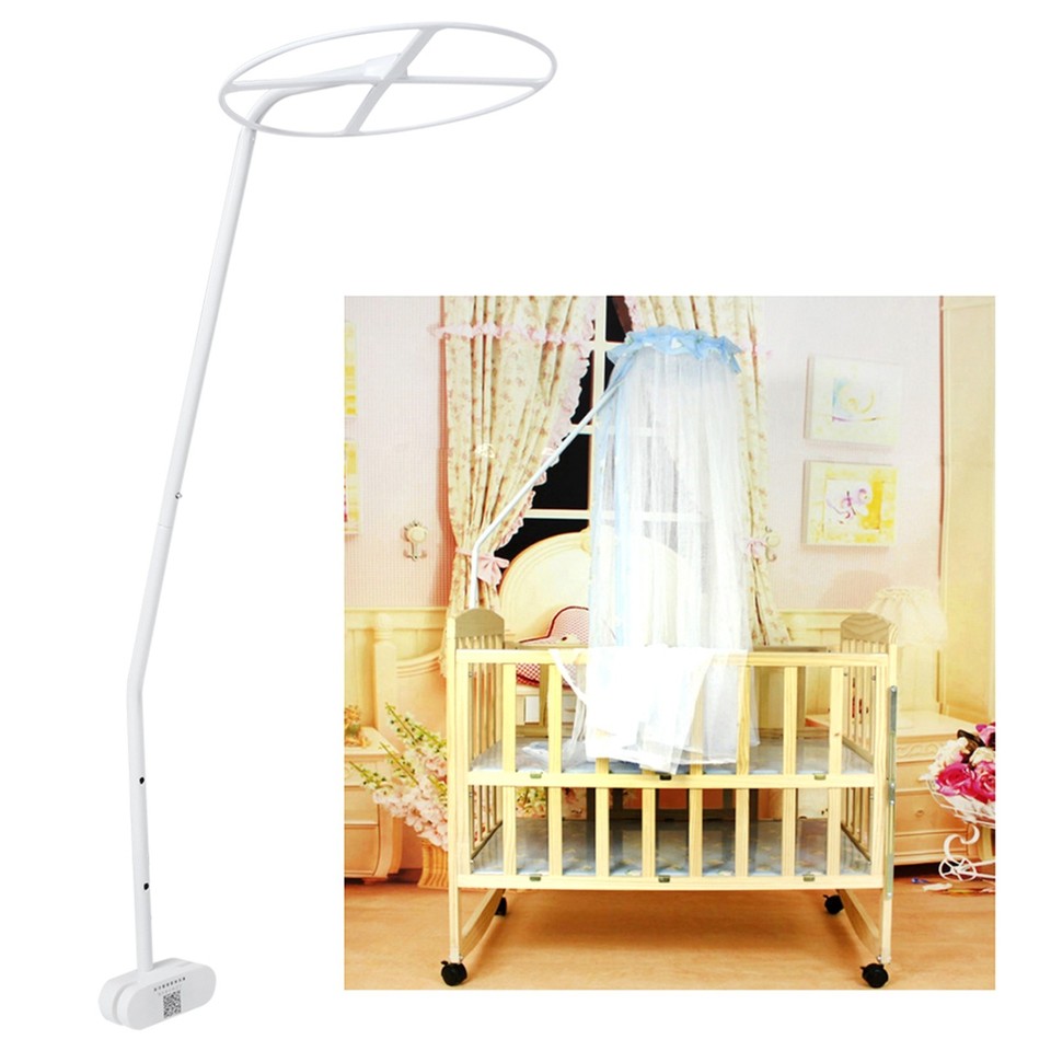 *Bed Net Stand Holder Set Adjustable Clip On Crib Canopy Holder Rack ...