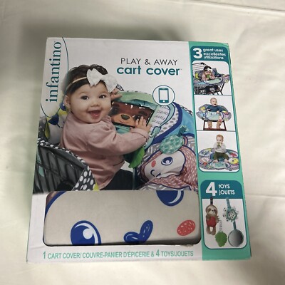 Shopping Cart Cover For Baby Play And Away Infantino New In Box 3 Uses ...