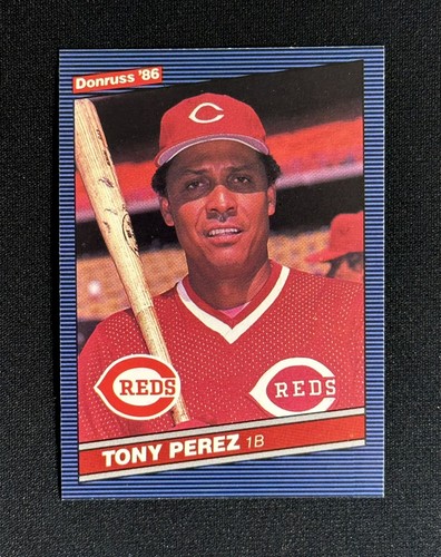 1986 Donruss Tony Perez #428 Baseball Card Cincinnati Reds HOF | eBay