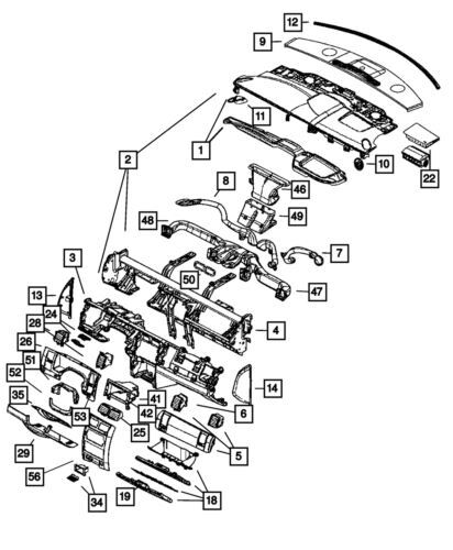 Genuine Mopar Defroster Grille 5JN02XDHAH | eBay