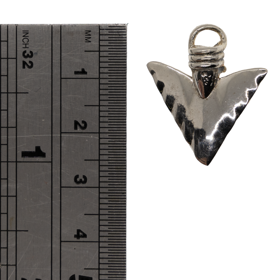 Pendentif Tête De Lance En Argent Sterling 925 Collier Choker Biker ...
