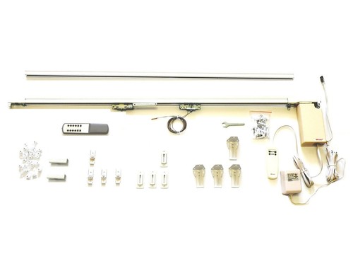 82" Motorized Electric Remote Controlled Traverse Drapery Curtain Track ...