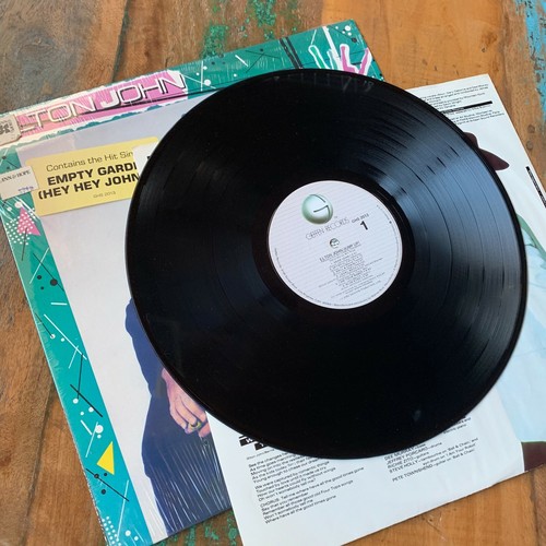 ELTON JOHN – JUMP UP! –12 INCH VINYL LONG PLAY ALBUM – GEFFEN GHS-2013 ...