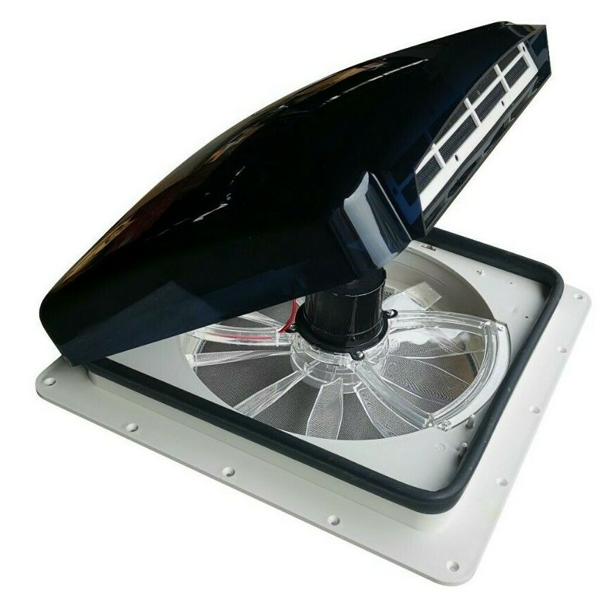 TRA Manual 12V Air/Rain Roof Vent Hatch Fan Caravan RV Parts ...
