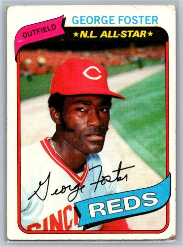 1980 Topps #400 George Foster | eBay