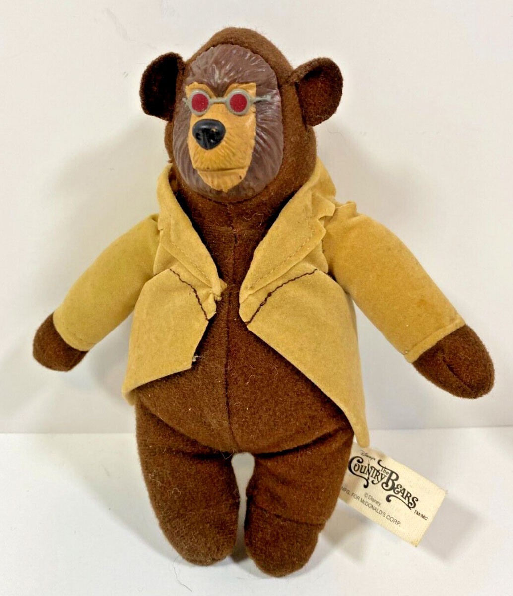 McDonalds Happy Meal Disney The Country Bears #7 Ted Bedderhead Plush ...