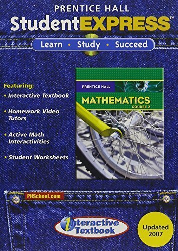 Prentice Hall Math Course 2 Pr - CD-ROM - GOOD 9780138900489| eBay