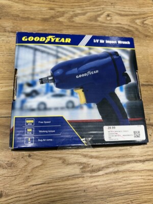 "Goodyear 3/8"" Air Impact Wrench | RP27403 | 100ft/lbs Max Torque | 1 ...